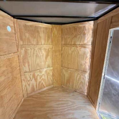 6×12 Single Axle White Enclosed Cargo Trailer ‣ Boss Cargo Trailers